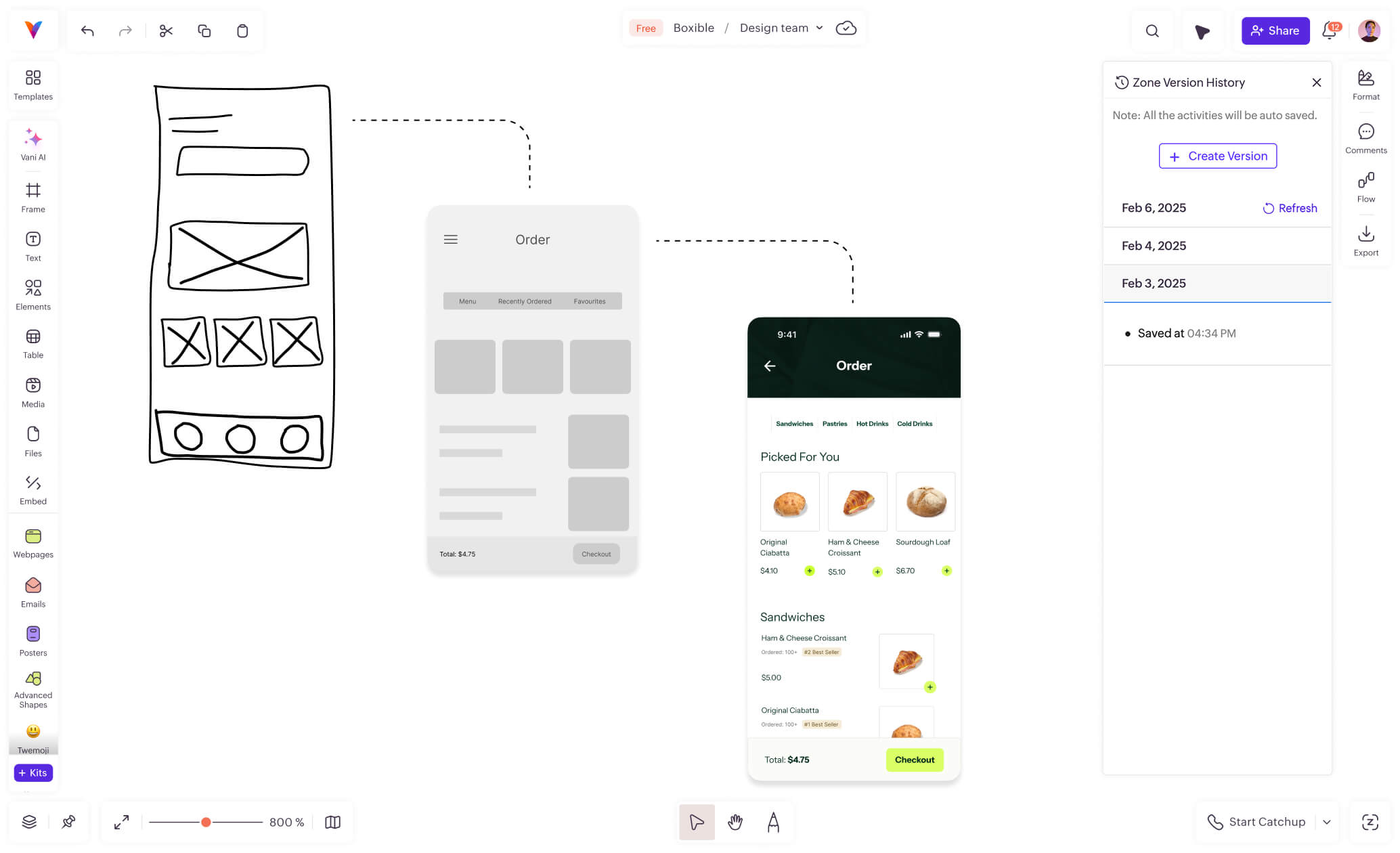 Free online whiteboard for design thinking & ideation